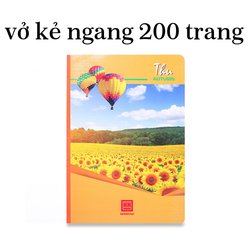 Vở kẻ ngang hồng hà 200 trang - B5 / A4 cao cấp - vở ô ly hồng hà học sinh / sinh viên - PENDAY ...