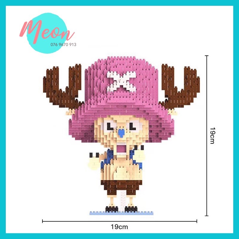 Xếp hình miniblock One Piece Chopper - Lego Chopper 1 size XL | Shopee ...