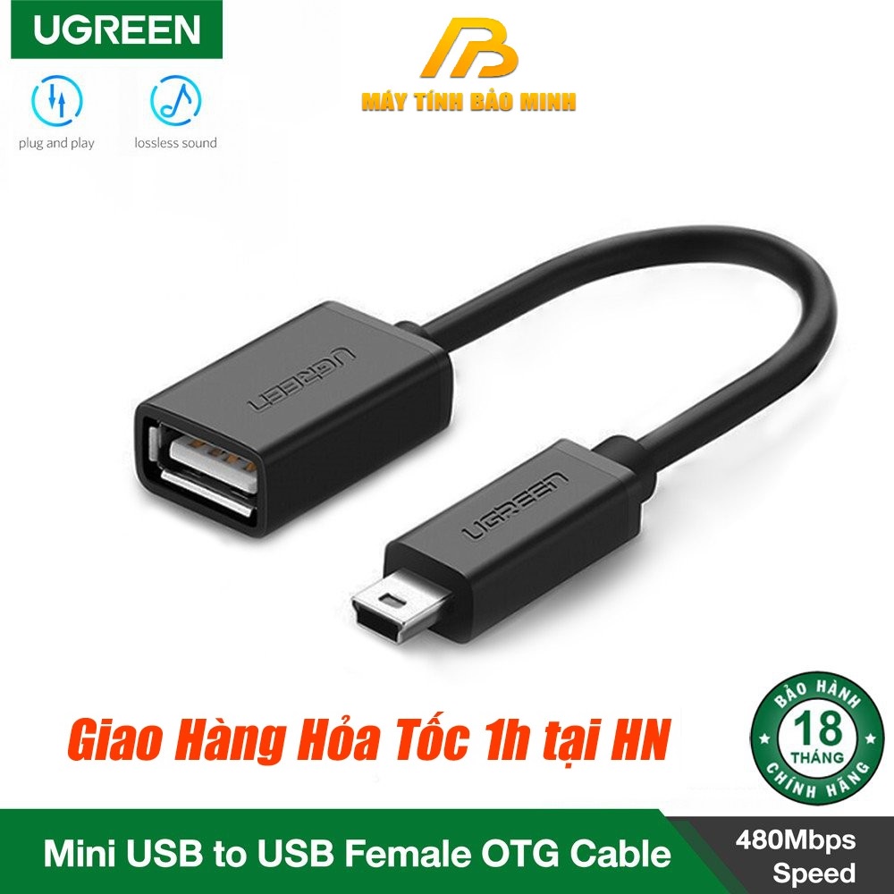 Cáp OTG Mini USB 2.0 Ugreen 10383 - Hàng Chính Hãng | Shopee Việt Nam