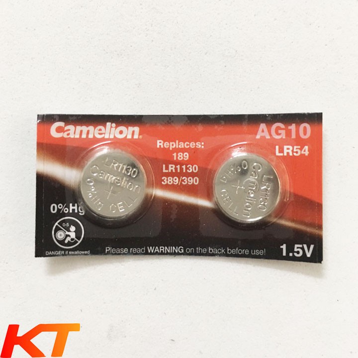 Pin LR1130, AG10,LR54, 189 Camelion Plus Alkaline (vỉ 2 viên) | Shopee ...