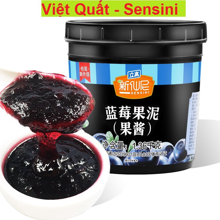 Mứt Sốt Việt Quất Sensini Pha Chế Trà Sữa Trà Hoa Quả Hộp 136kg Shopee Việt Nam