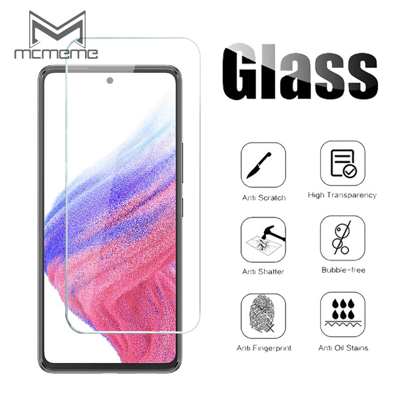 Kính cường lực trong suốt vát cạnh dành cho Samsung Galaxy A16 A06 A56 A36 A26 A55 A35 A05s A05 ...