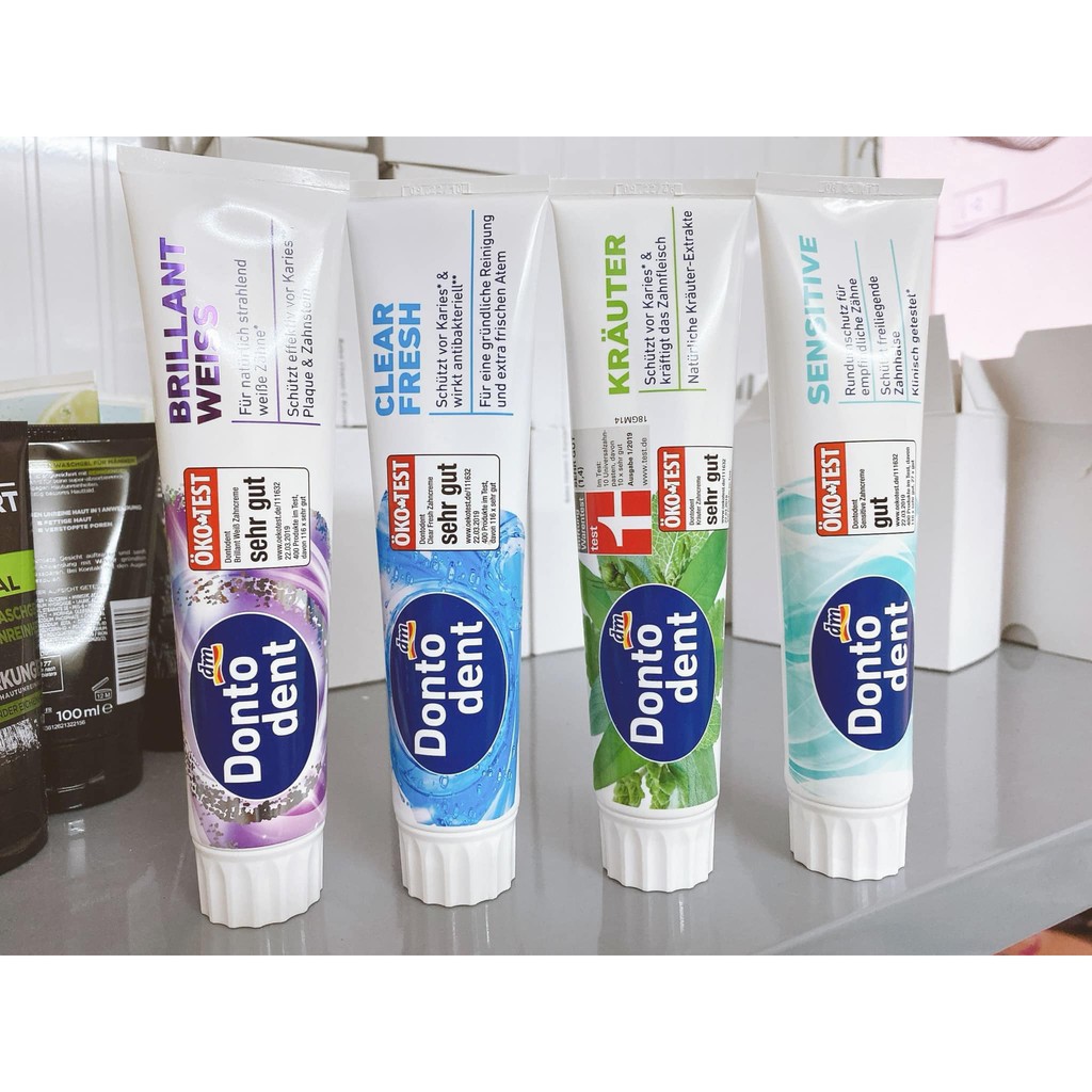 Kem đánh răng DONTODENT giúp trắng răng và thơm miệng | Shopee Việt Nam