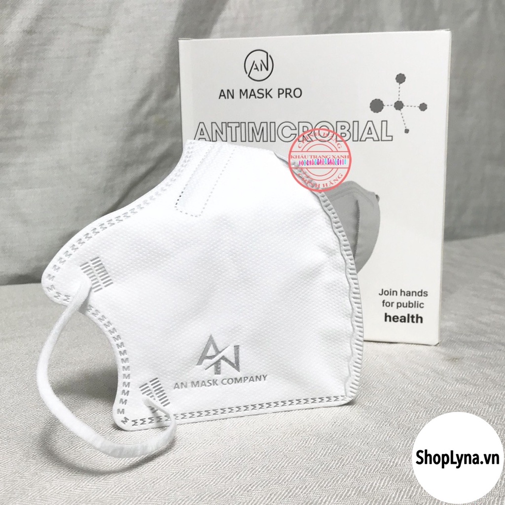 [1 Thùng 200 Cái] Khẩu Trang N99 6D AnMask Pro 5 lớp lọc công nghệ nano loại bỏ 99% bụi mịn,vi ...
