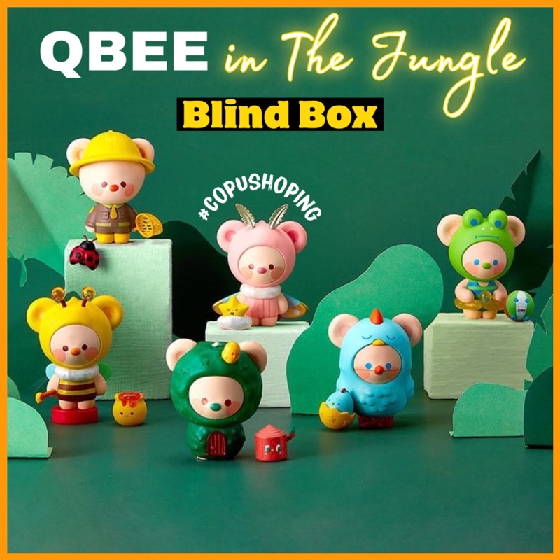 (Blind box - Hộp mù) Mô hình QBEE in The Jungle Series | Shopee Việt Nam