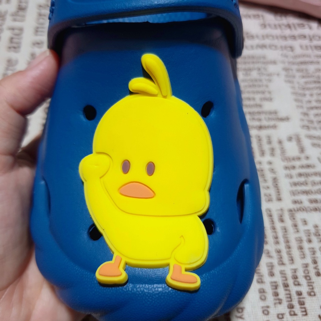 Sticker dán dép cross / nút gắn hkdesign mẫu vịt tiktok 4D TO / BIG ...