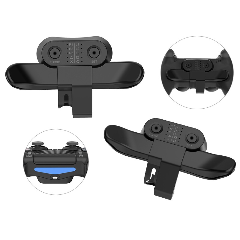 For PS4 Extended Gamepad Back Button Attachment Controller Paddles For DualShock4 Rear Extension ...