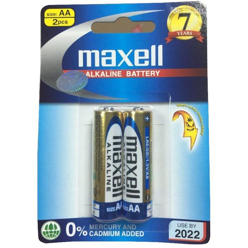 PIN MAXELL ALKALINE 2A/3A (VỈ 2 VIÊN) | Shopee Việt Nam