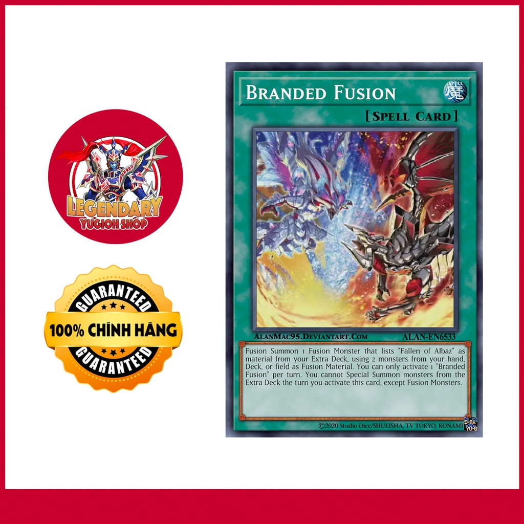 [Thẻ Bài Yugioh Chính Hãng] Branded Fusion | Shopee Việt Nam