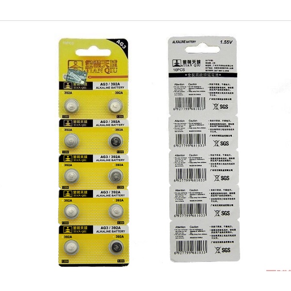 Pin AG3/LR41H 1.5V , pin cúc chuyên dùng cho phao câu đêm | Shopee Việt Nam