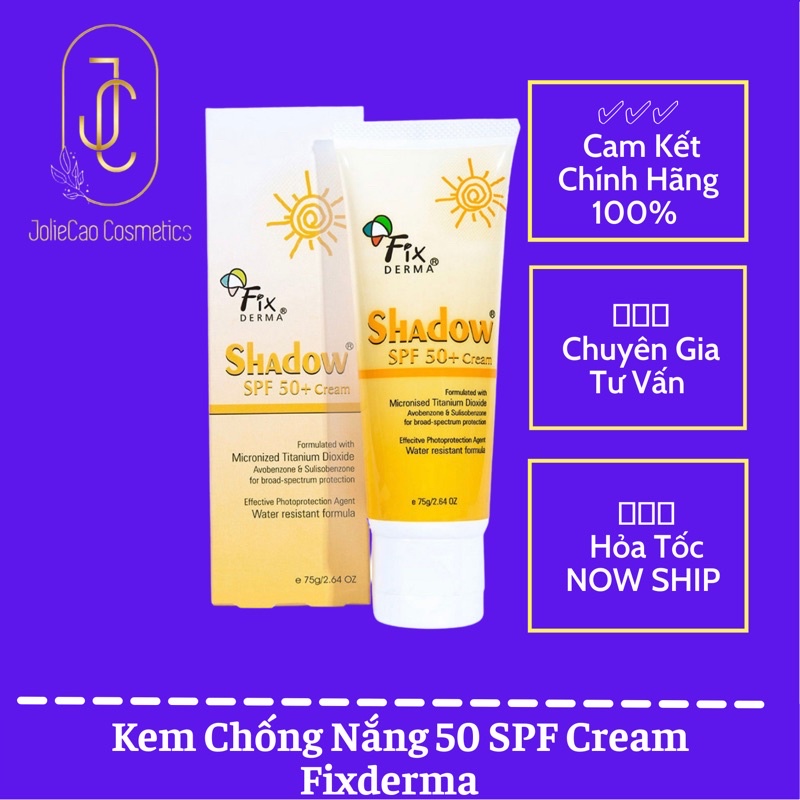 Kem chống nắng Fixderma Shadow Cream SPF50+ | Shopee Việt Nam