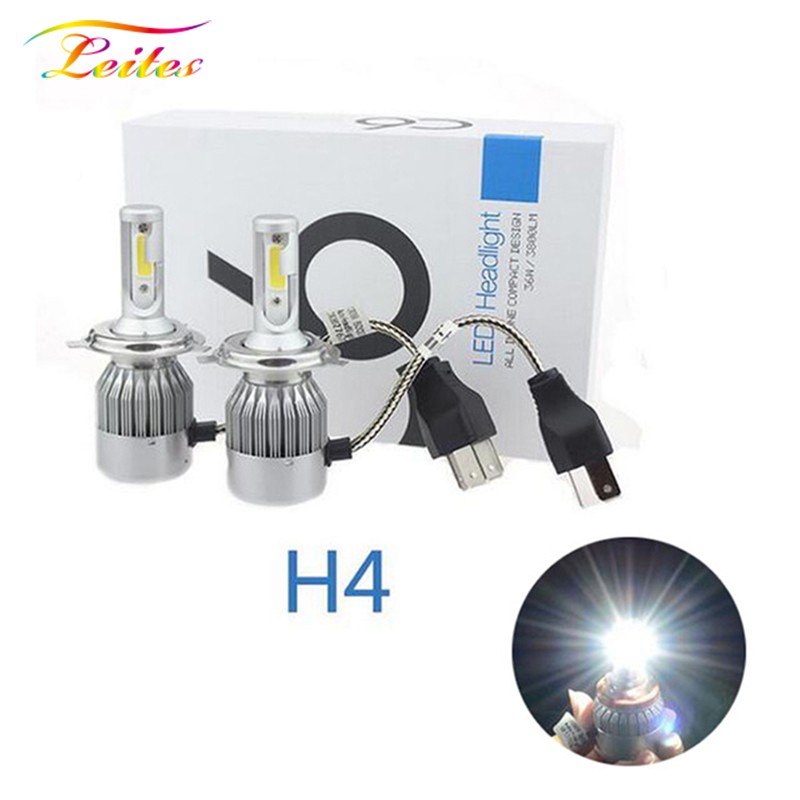C6 H1 H3 Đèn Pha LED Hulbs H7 Đèn LED Ô Tô H4 880 H11 HB3 9005 HB4 9006 H13 6000K 72W 12V 8000LM ...