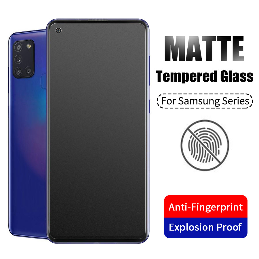 Matte Tempered Glass For Samsung Galaxy A06 A16 A05 A05S A15 A25 A35 A55 A14 A24 A34 A54 A53 A73 ...