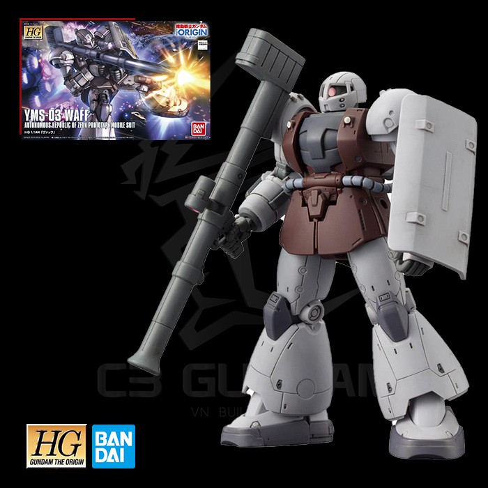 MÔ HÌNH GUNDAM BANDAI HG 1/144 YMS-03 WAFF GUNDAM THE ORIGIN GTO ...