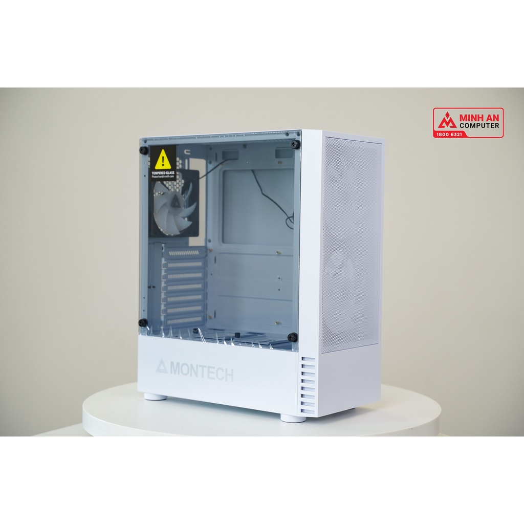 Vỏ case Montech X2 Mesh White (3 Fan LED RGB) | Shopee Việt Nam