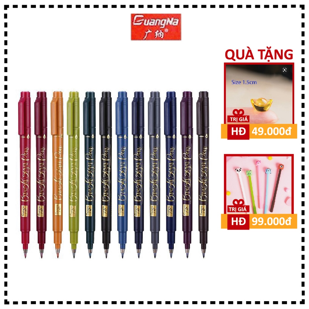 Bút luyện thư pháp, viết Calligraphy Brush Sign Pen Dupe GuangNa ...