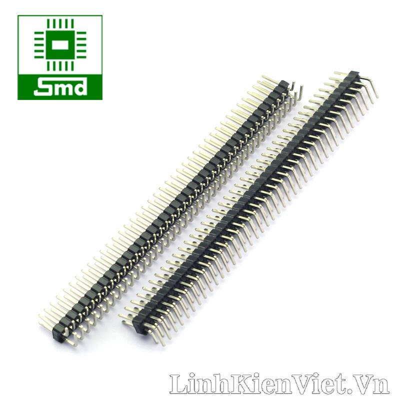 Hàng Rào Jump lược Đơn Đực đơn cái 2.54MM 1x40P Cong Ngang thằng đơn kép các loại 40P pinheader ...