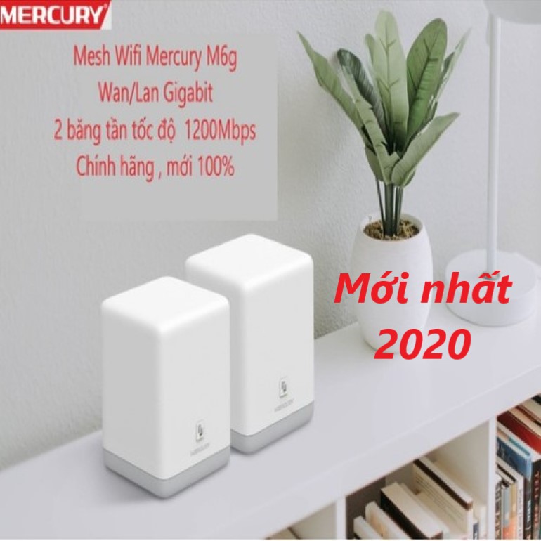 Bộ Phát Wifi Mesh Wifi ghép nối Gigabit Mercury M6G 1200Mbps | Shopee ...