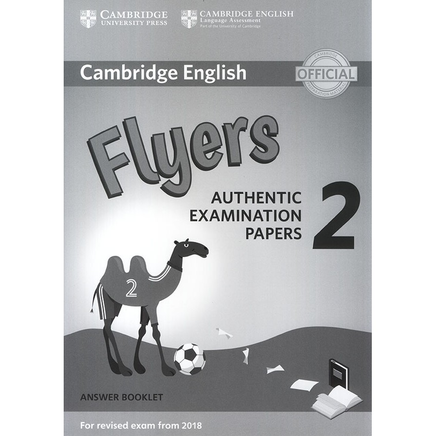 Sách - Cambridge English - Flyers 2 - Answer Booklet (For revised exam ...