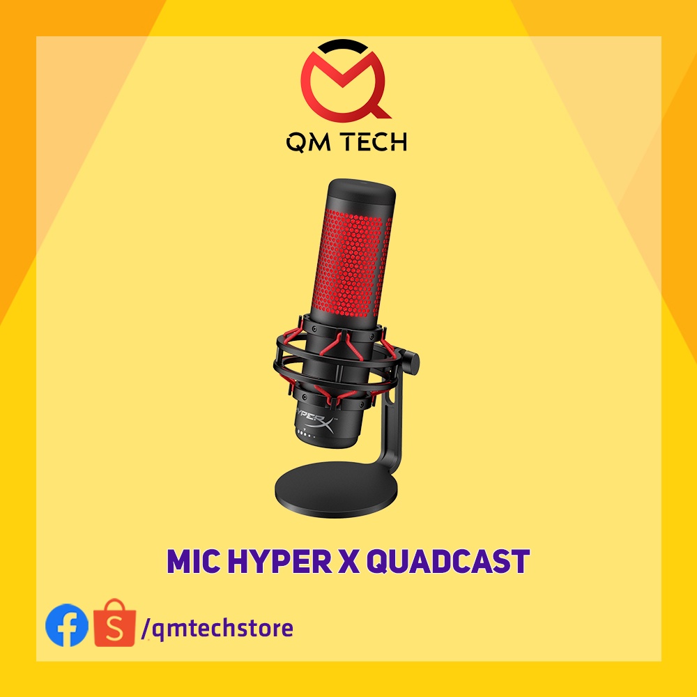 [NEW] Micro thu âm HyperX Quadcast - QMTECH STORE | Shopee Việt Nam
