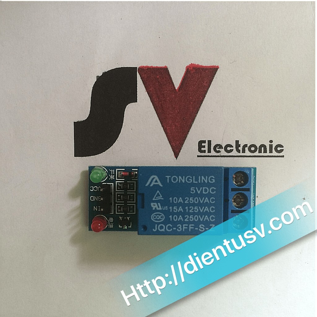 Module Relay 1 Kênh 5V 220V 10A | Shopee Việt Nam