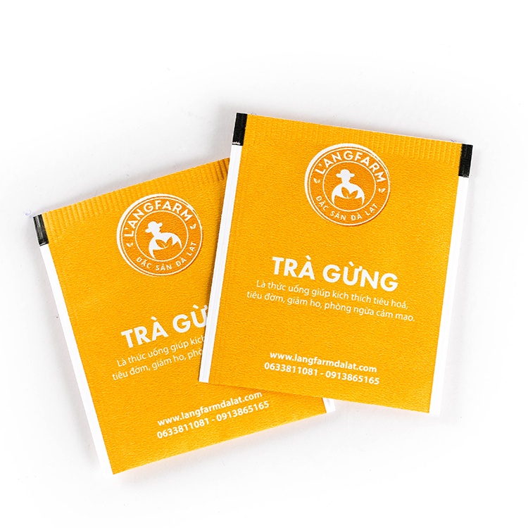Trà gừng túi lọc Langfarm x Thái Bảo - Thảo mộc cho sức khoẻ, thơm dịu vị thiên nhiên, sản xuất ...