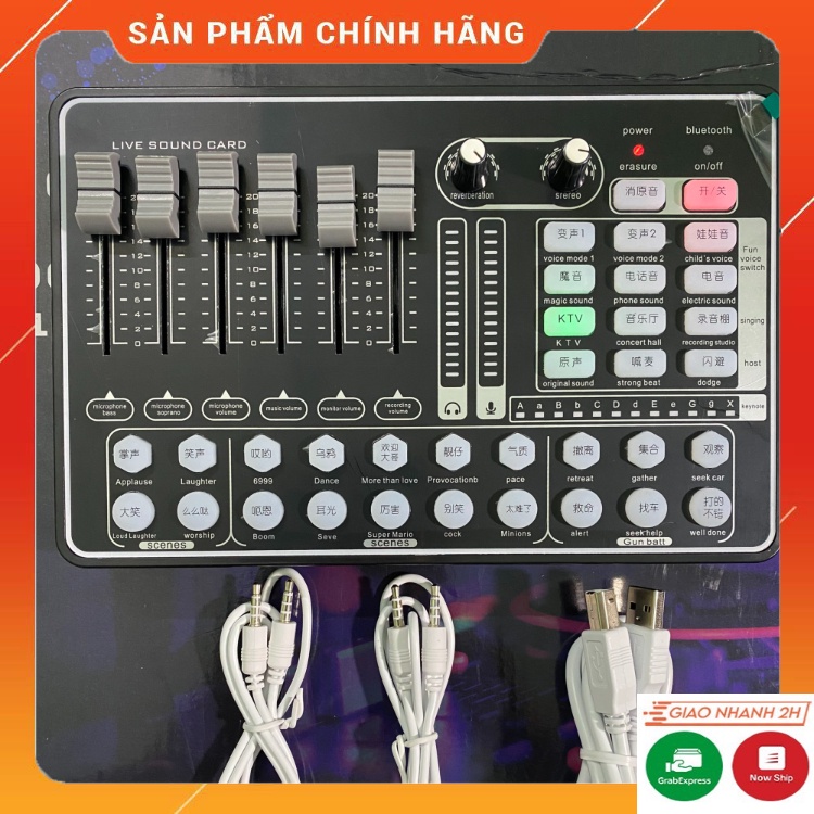 Sound Card H9 Livestream, Thu Âm, Live Tiktok, Bigo. Âm Thanh Sống Động ...