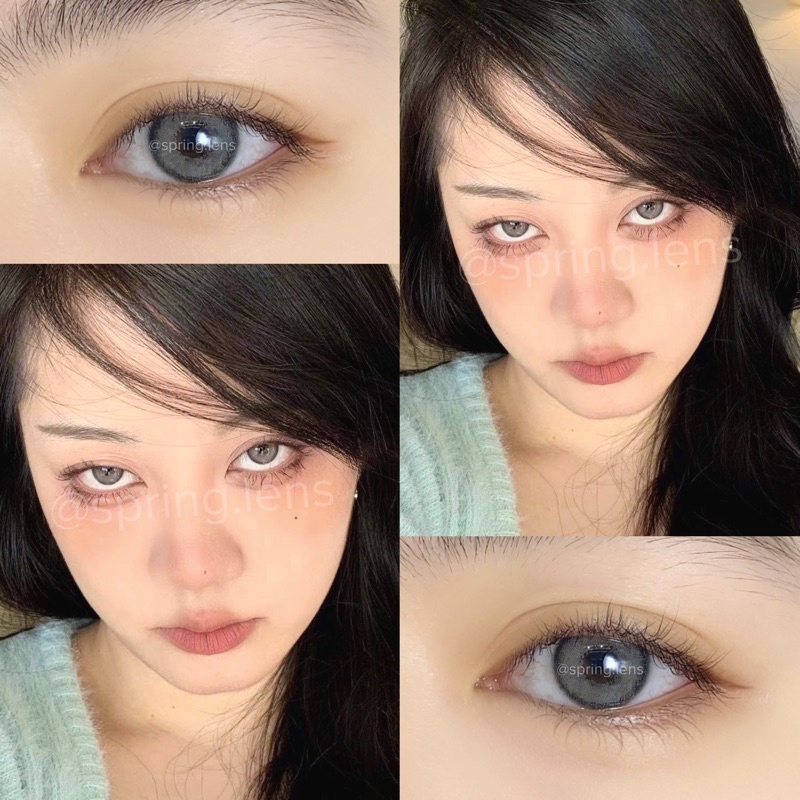 Lens mắt OLI GRAY (Olivia) viền style Hàn | Kính áp tròng @spring.lens ...
