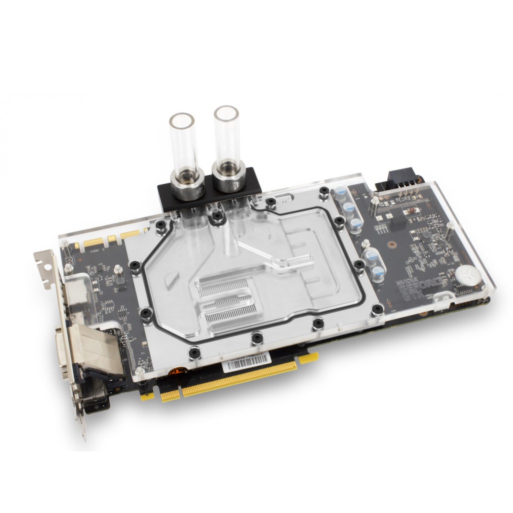 Block tản nhiệt nước Custom EK-FC1080 GTX 1080 JetStream Palit - Nickel ...