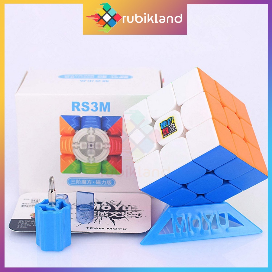 Rubik 3x3 RS3M 2020 MF3RS3 M Có Nam Châm Rubic 3 Tầng Stickerless 3x3x3 ...