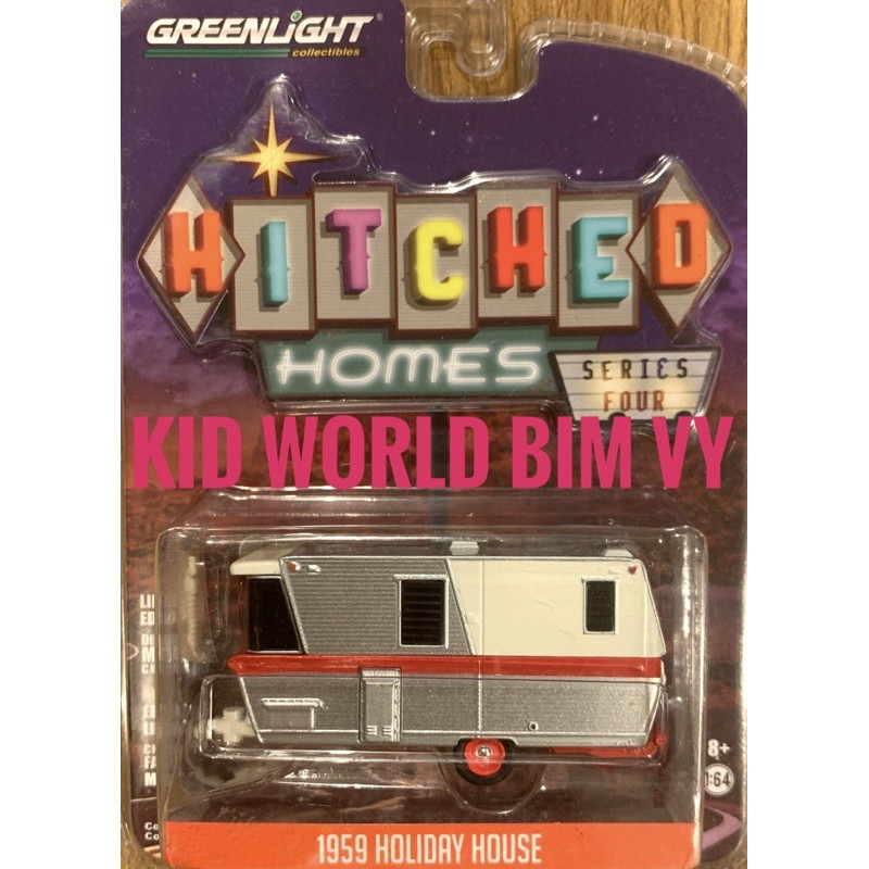 Xe mô hình GreenLight Hitched Homes Series Four 1959 Holiday House ...