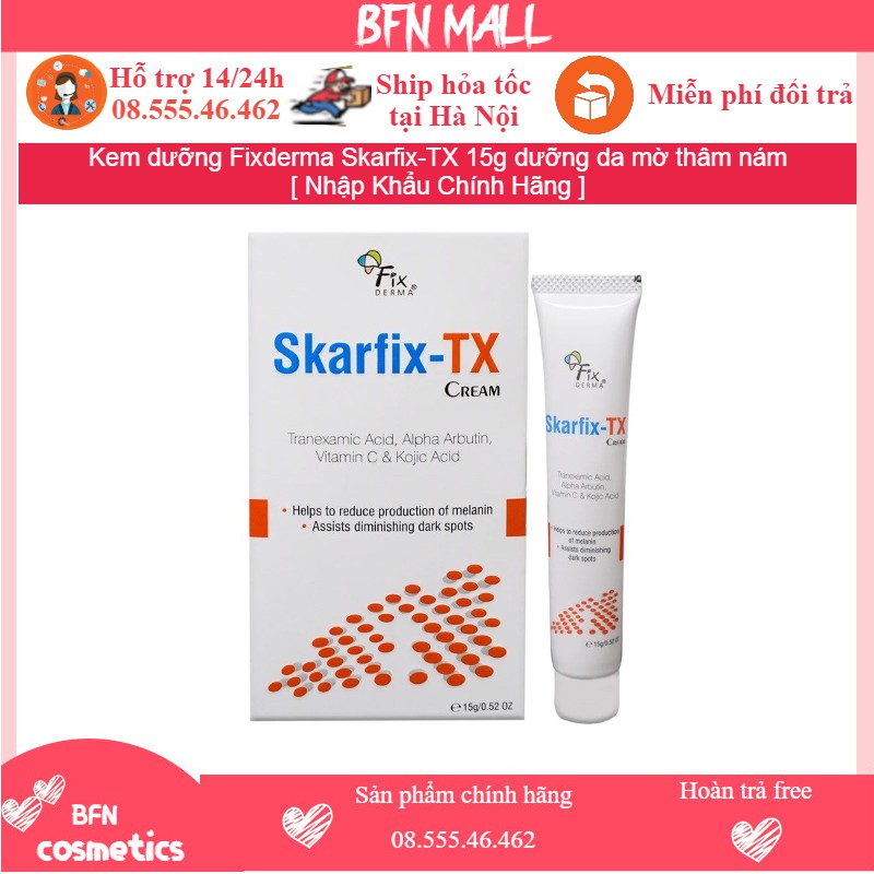 Kem dưỡng Fixderma Skarfix-TX 15g dưỡng da mờ thâm nám [ Nhập Khẩu ...