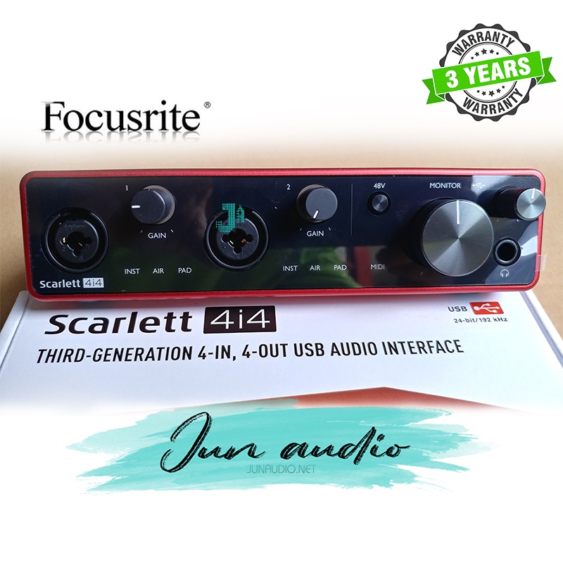 [HCM] Sound card thu âm Focusrite Scarlett 4i4 USB Audio Interface (3rd ...