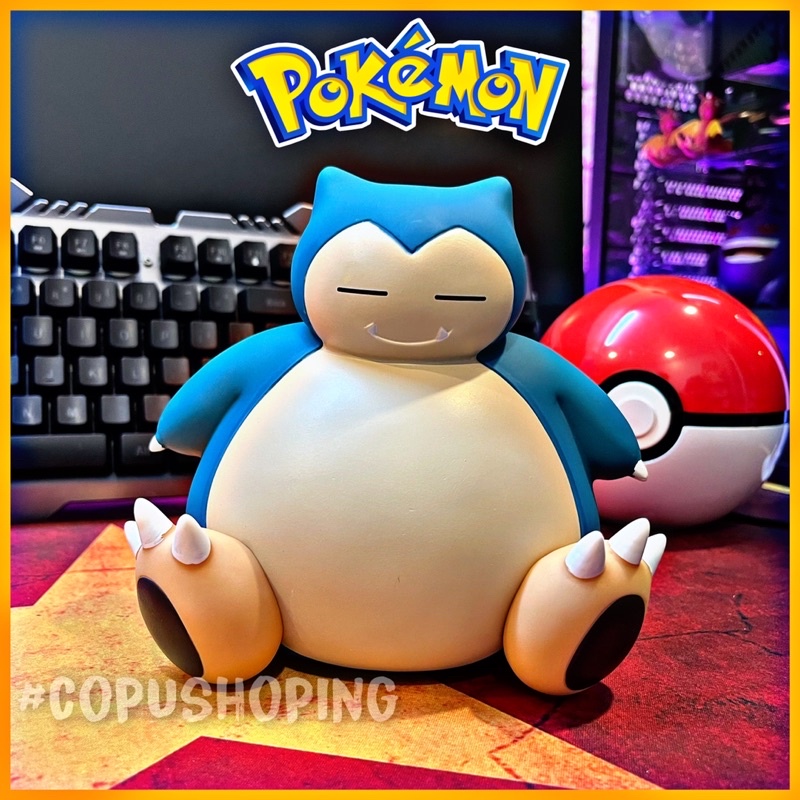 (No Box) Mô hình Pokémon Snolax Kabigon ống heo Takara Tomy | Shopee ...