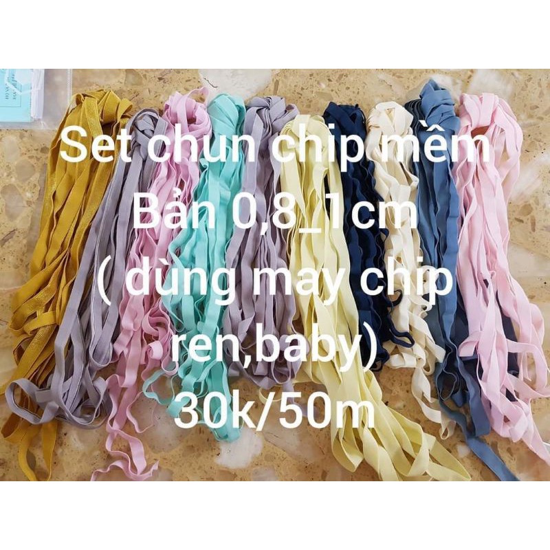 Set chun chip mềm/ chun giấy 50m | Shopee Việt Nam