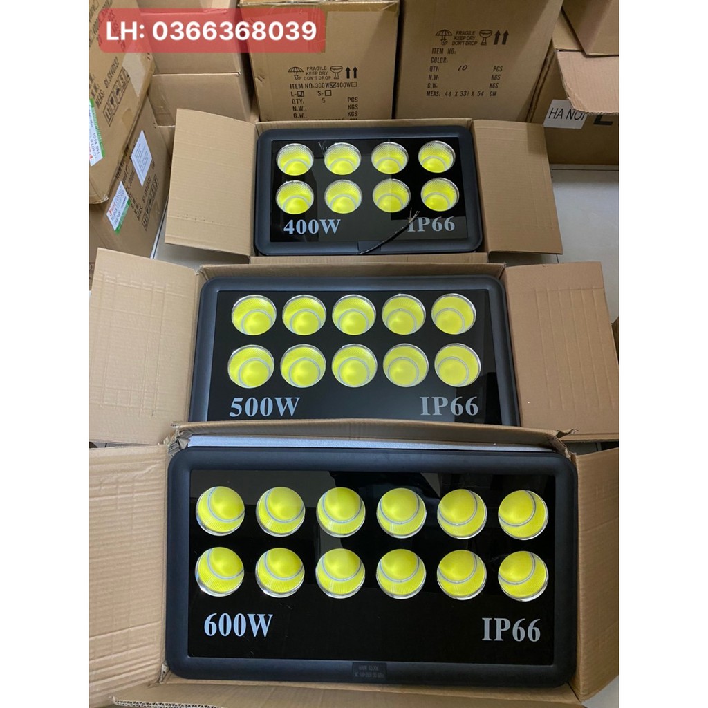 Đèn led pha cốc 200w, 300w, 400w, 500w, 600w IP66 ngoài trời siêu sáng BS | Shopee Việt Nam