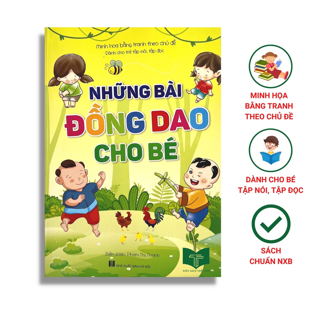 Sách Những Bài Đồng Dao Cho Bé (Dành Cho Trẻ Tập Nói, Tập Đọc) | Shopee ...