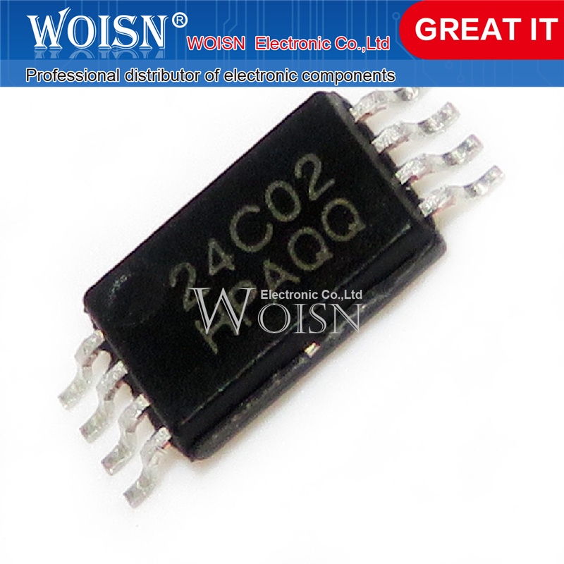 Bộ 10 Linh Kiện Điện Tử AT24C02-10TU-2.7 AT24C02 24C02 TSSOP-8 | Shopee Việt Nam