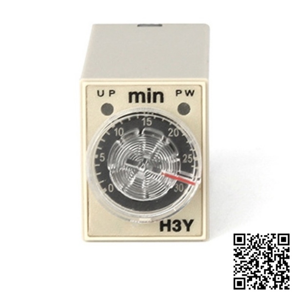 Timer mini H3Y-2 Rơ le thời gian 8 chân nhỏ 12VDC tặng kèm chân đế PYF08A | Shopee Việt Nam