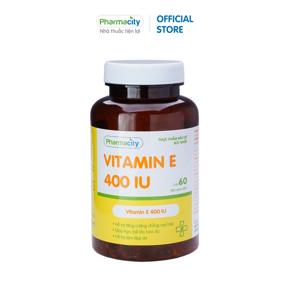 Mẹo vitamin e 400 iu pharmacity cho làn da khỏe mạnh