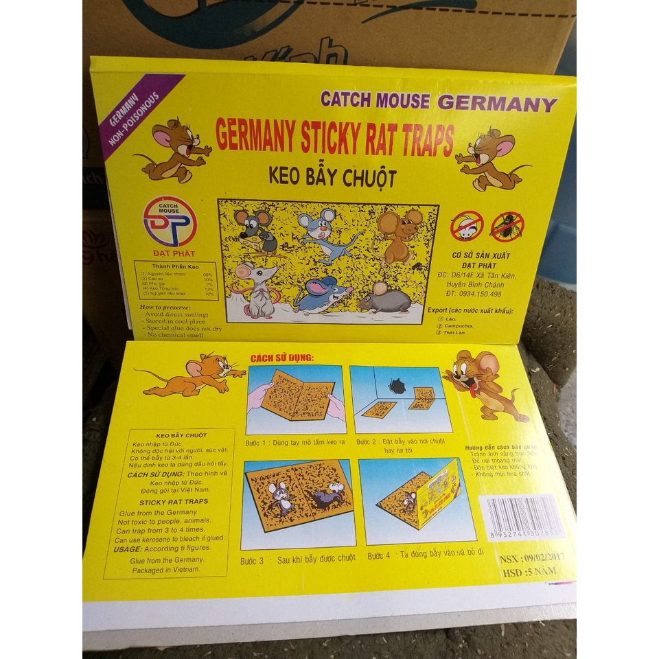 Keo dán chuột Germany Sticky Rat Traps loại vàng | Shopee Việt Nam