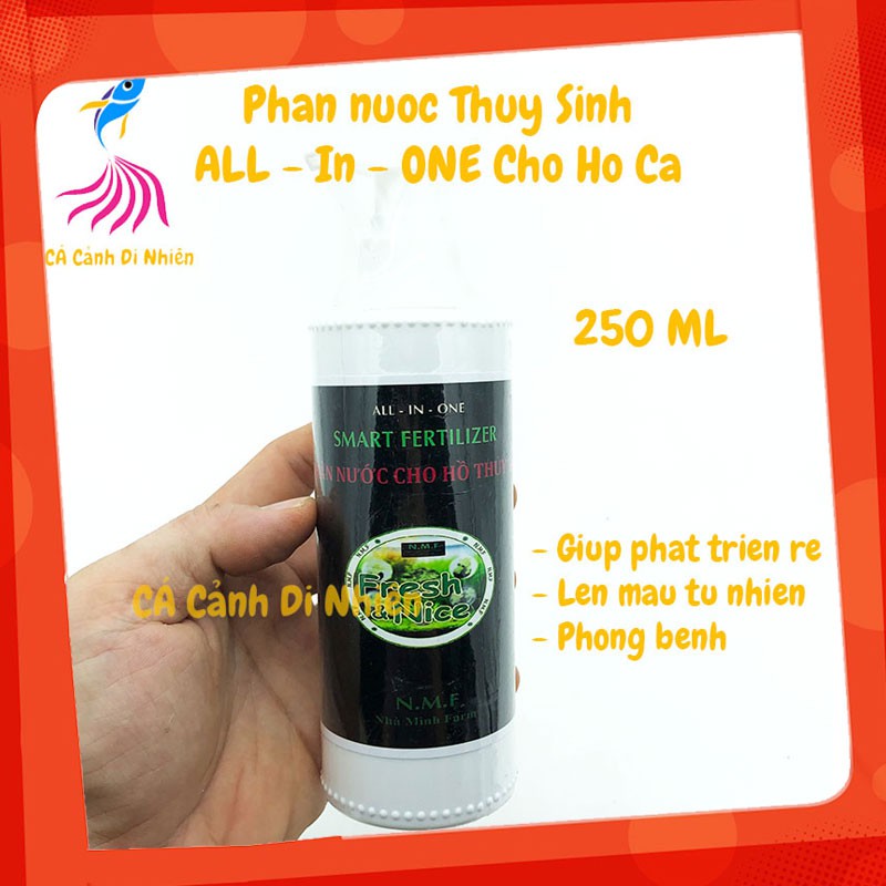 Phân nước thủy sinh AL IN ONE SMART FERTILIZER 250 ML cho bể cá ...