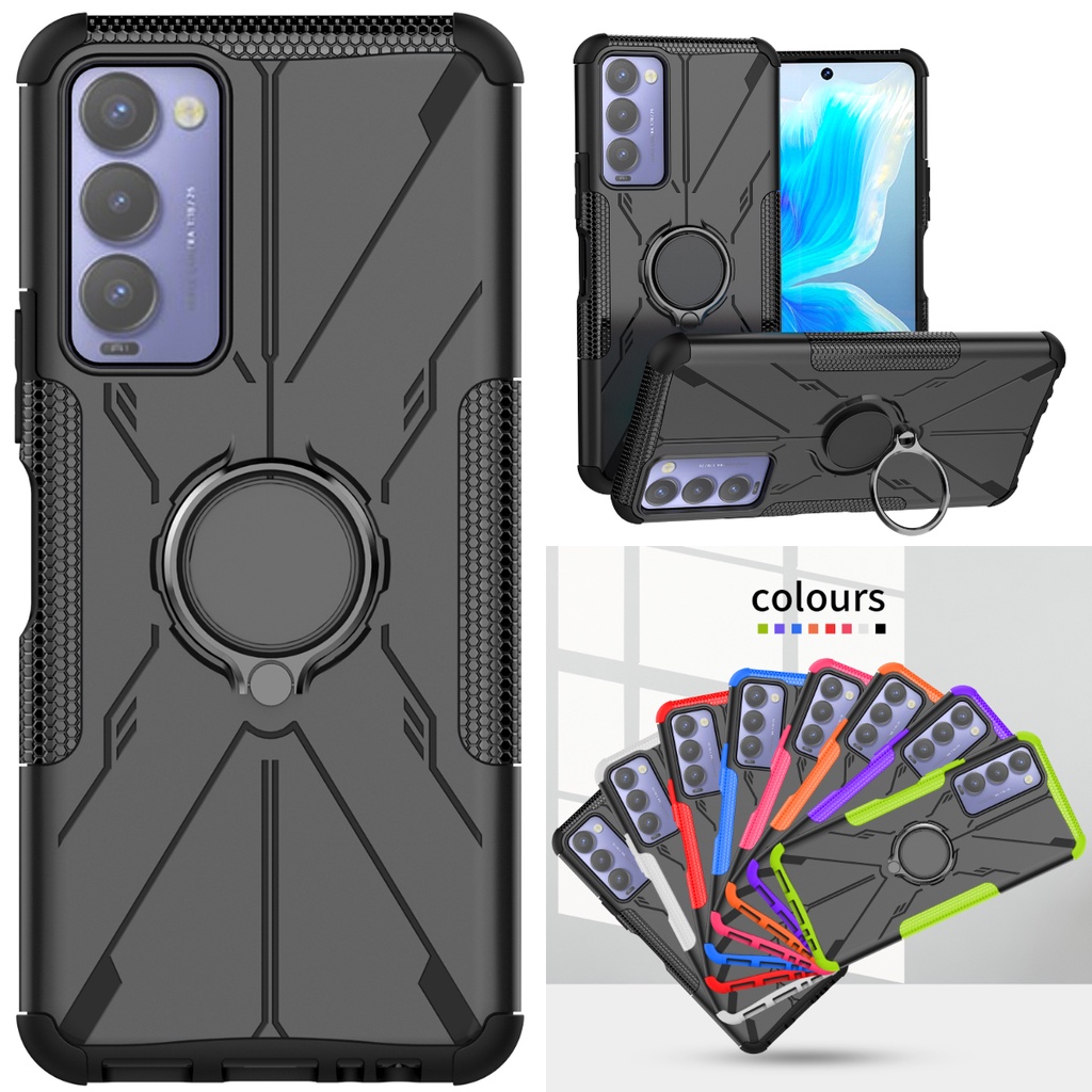 Tecno Camon 18P / 18 / 18T Sang Trọng Hybrid Armor Chống Sốc Vỏ Điện ...
