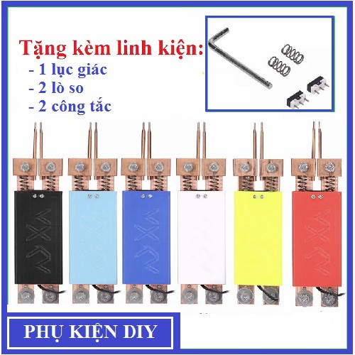 Tay hàn cell pin cân lực, tay hàn DIY, tay hàn pin 18650, 21700, 32650 ...