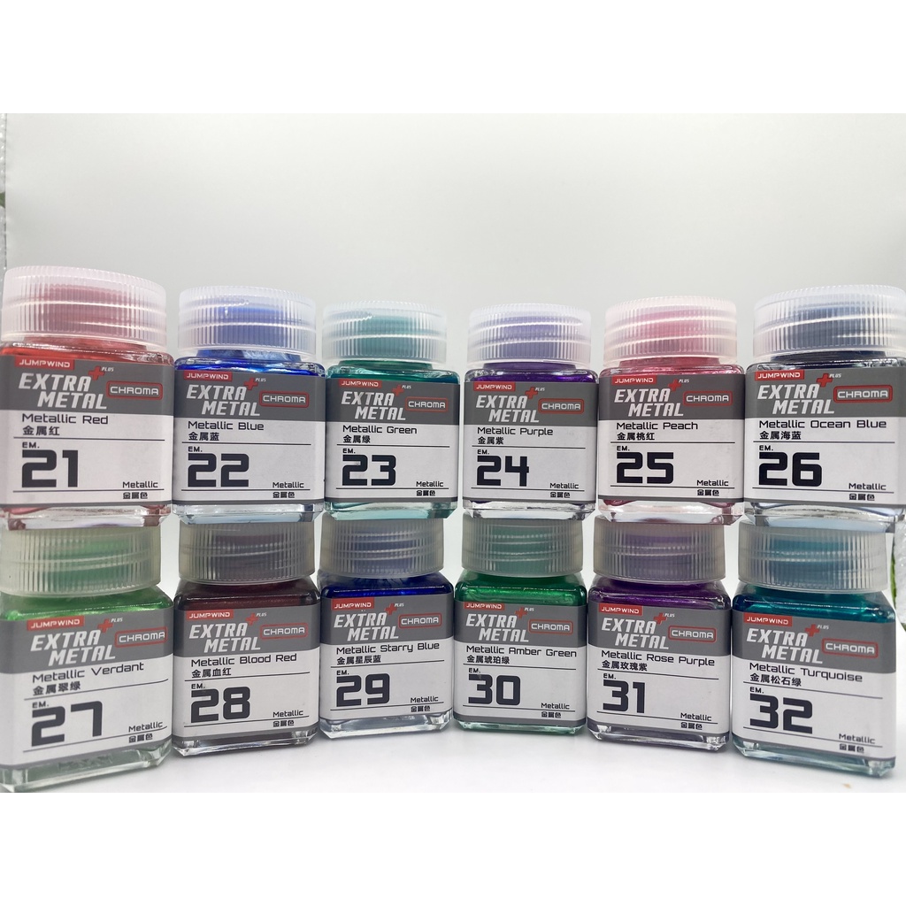 Sơn Màu kim loại Extra Metal Chroma JUMPWIND EM21-EM32 - Dụng cụ mô ...