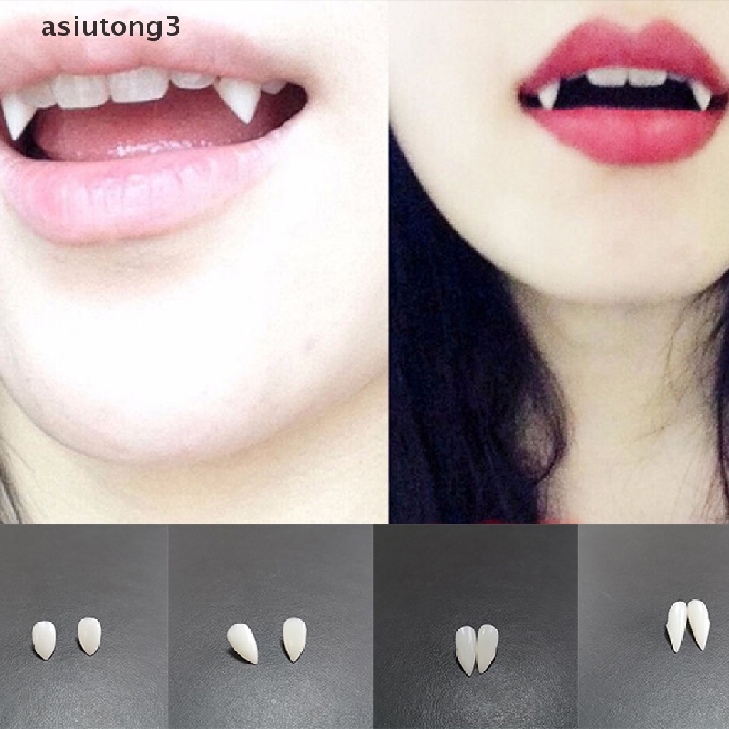 [asiutong3] Bloodcurdling Vampire Werewolves Fangs Fake Dentures Teeth ...