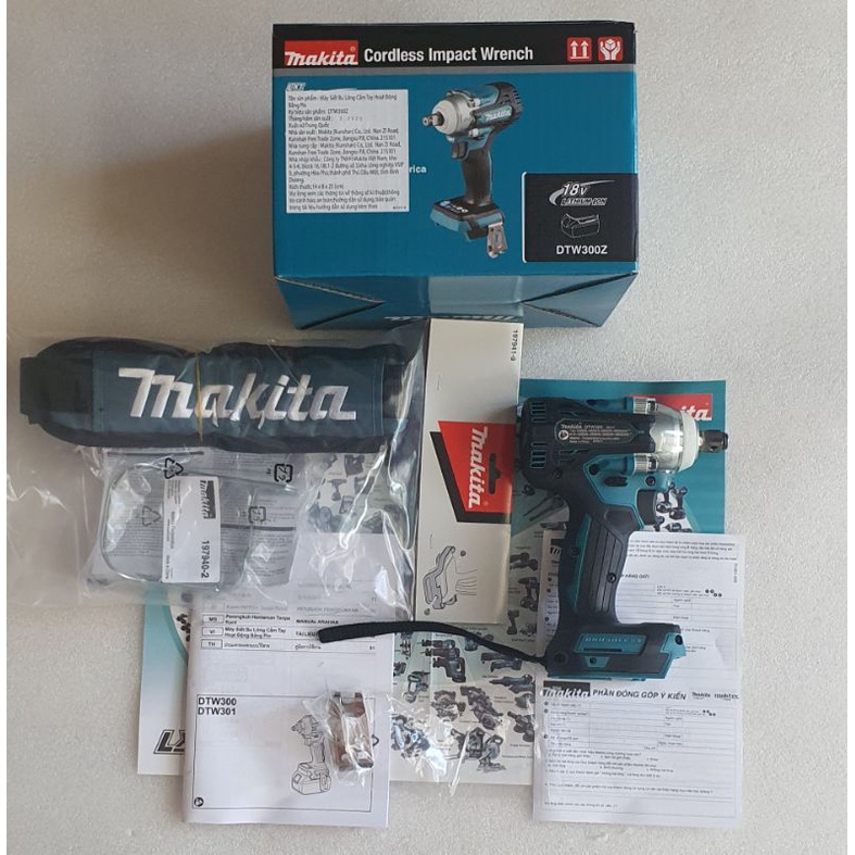 THÂN MÁY BULONG MAKITA DTW300Z - 18V. BL MOTOR (CHƯA BAO GỒM PIN VÀ SẠC). FULLBOX | Shopee Việt Nam
