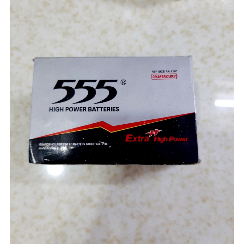 Pin tiểu 555 (hộp 24 viên size AA 1,5V) | Shopee Việt Nam