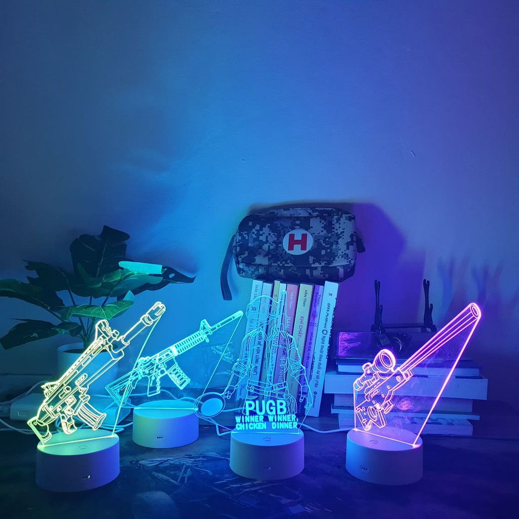 Đèn Led 3d PUBG thay đổi 15 màu sắc - DeeTee Shop | Shopee Việt Nam