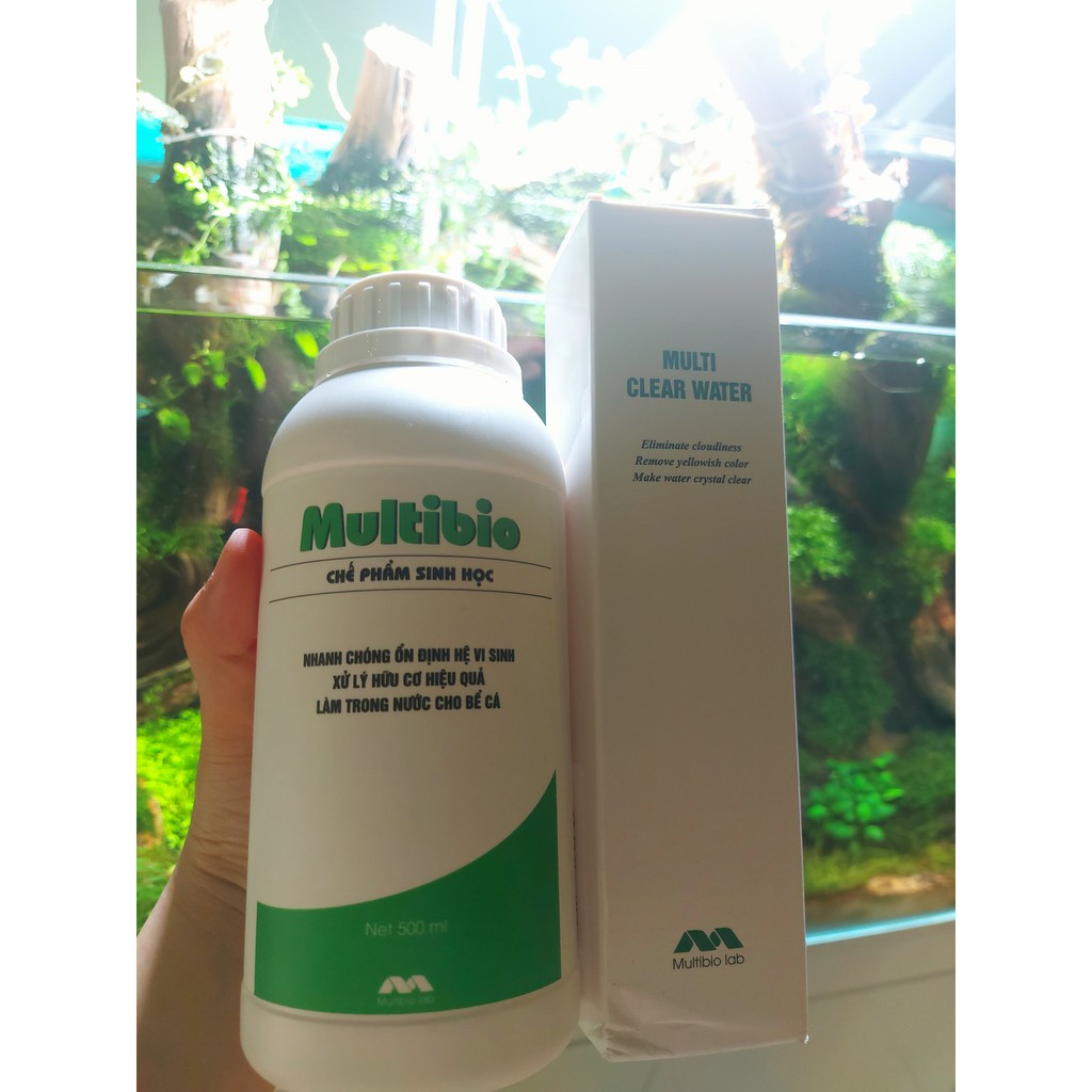 MultiBio - Chai Vi Sinh Xử Lý Nước, Làm Trong Nước dành cho bể cá, bể ...